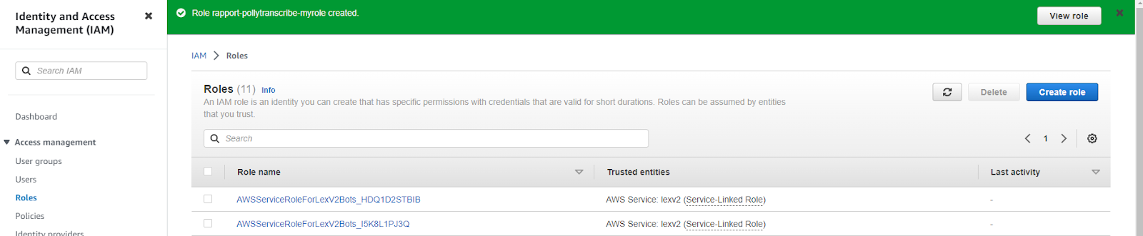 How Do I Use Aws Polly And Aws Transcribe In Rapport 